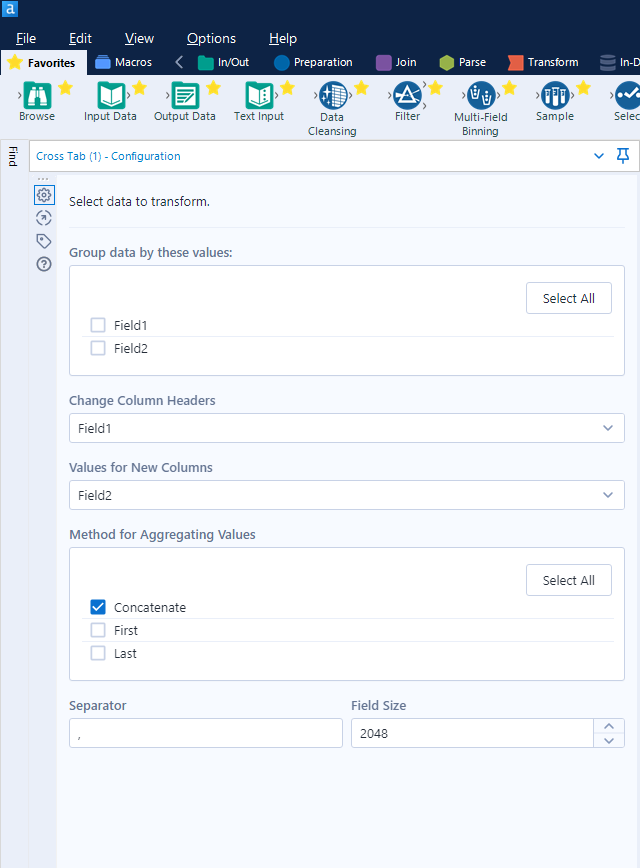 Solved: Is there an easy way to concatenate all combinatio... - Alteryx ...