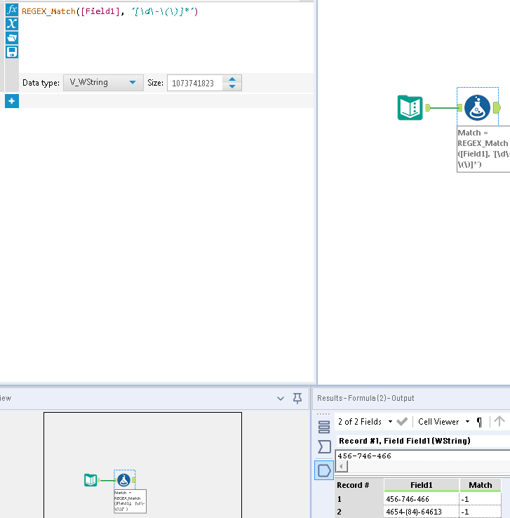 Solved: Unable to use regex - Alteryx Community