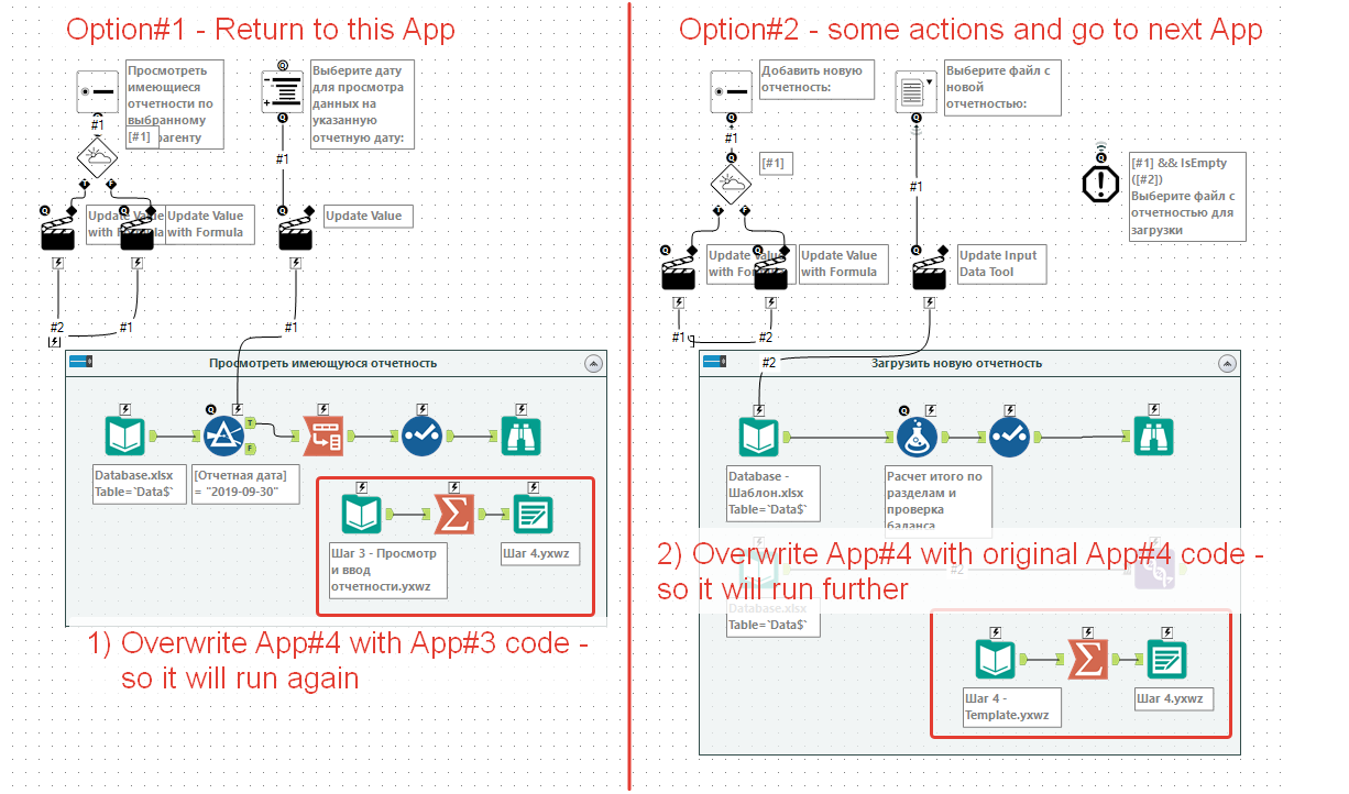 Chained apps: Return to the previous app - Alteryx Community