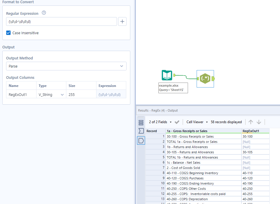 Solved: regex pulling numbers before a specific - - Alteryx Community