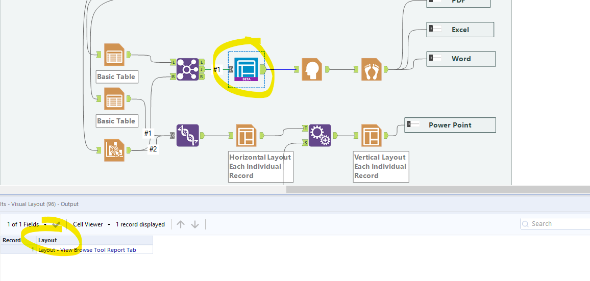 Keep Columns in Visual Layout Output - Alteryx Community